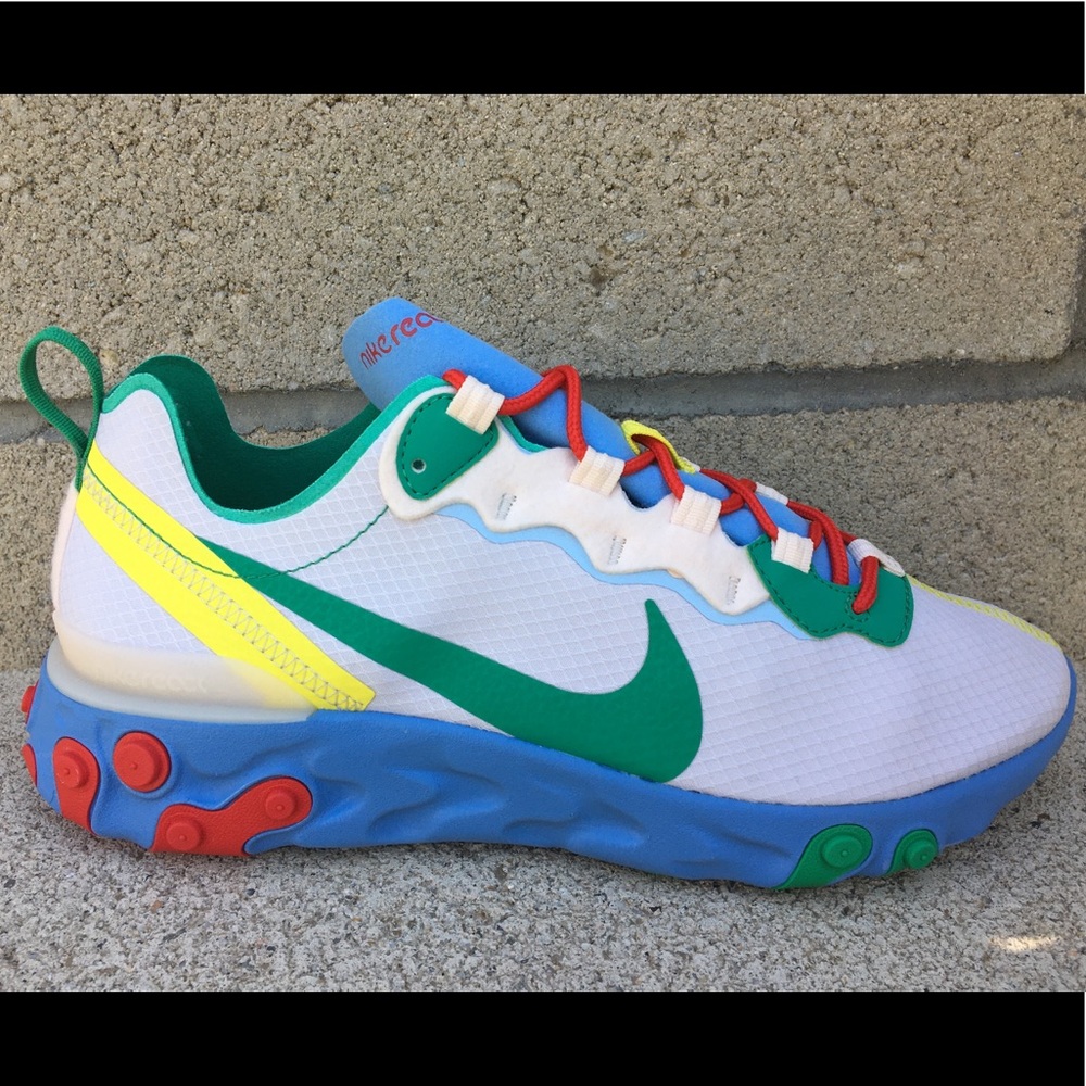 Nike React Element 55 Guava Ice Running Shoes - Gem